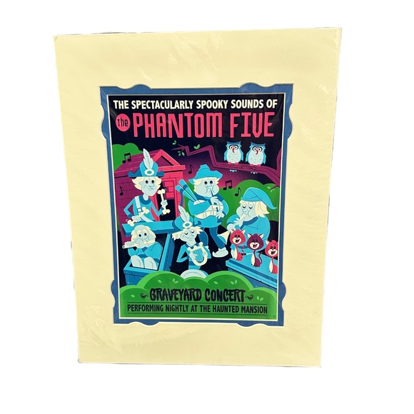 Disney | Art | 222 Disney Parks Haunted Mansion Phantom Five Print By ...